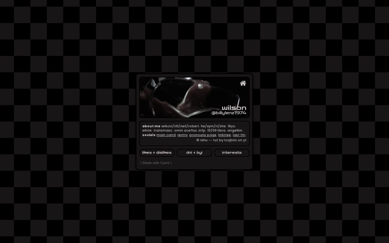 will's easy 2 read carrd